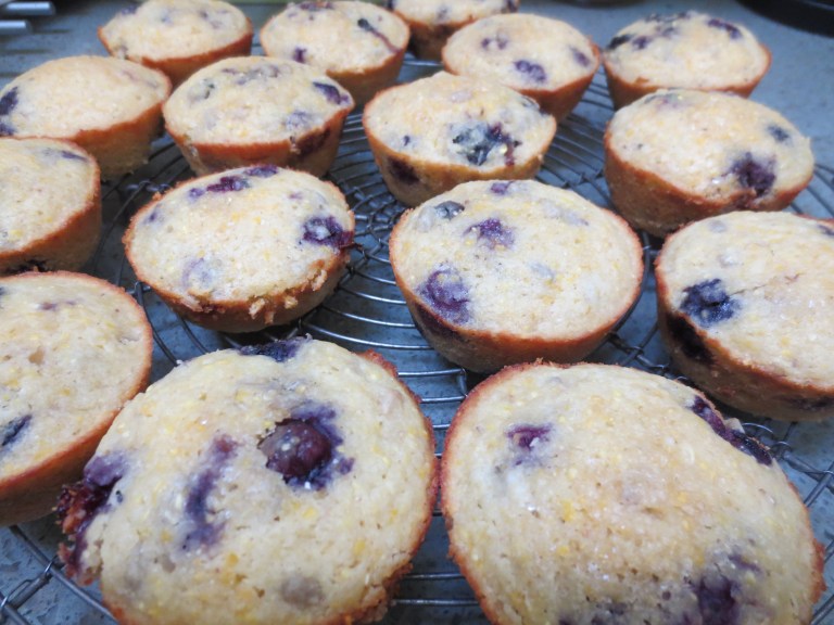 Corn Berry Muffins | sweetgreenkitchen